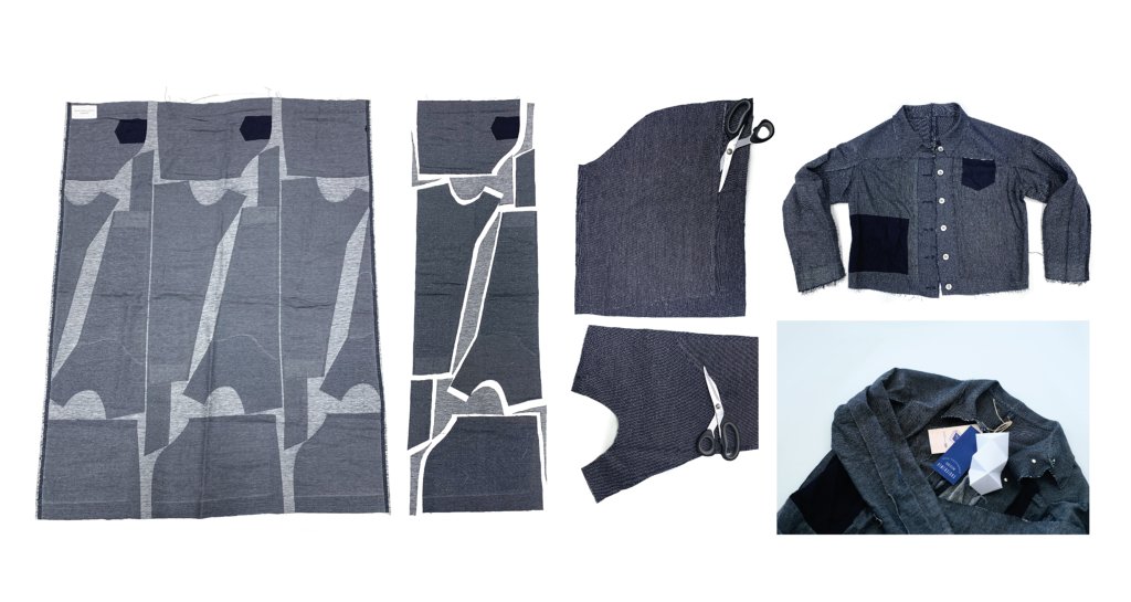 3D Woven Denim jacket